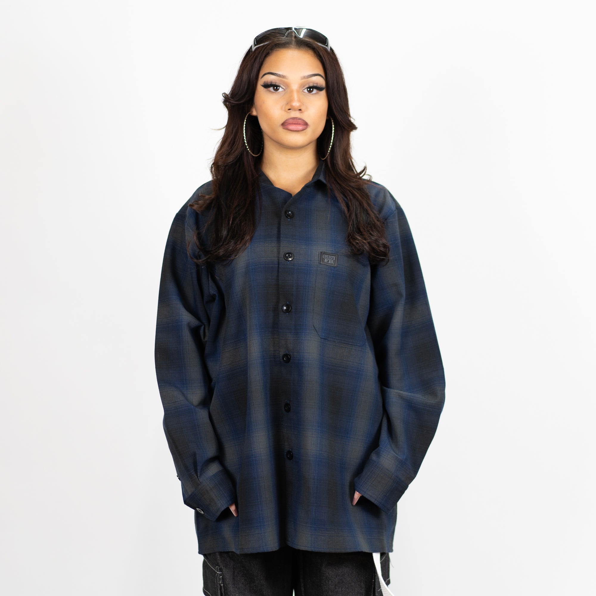 FB County Long Sleeve Checker Flannel Shirt