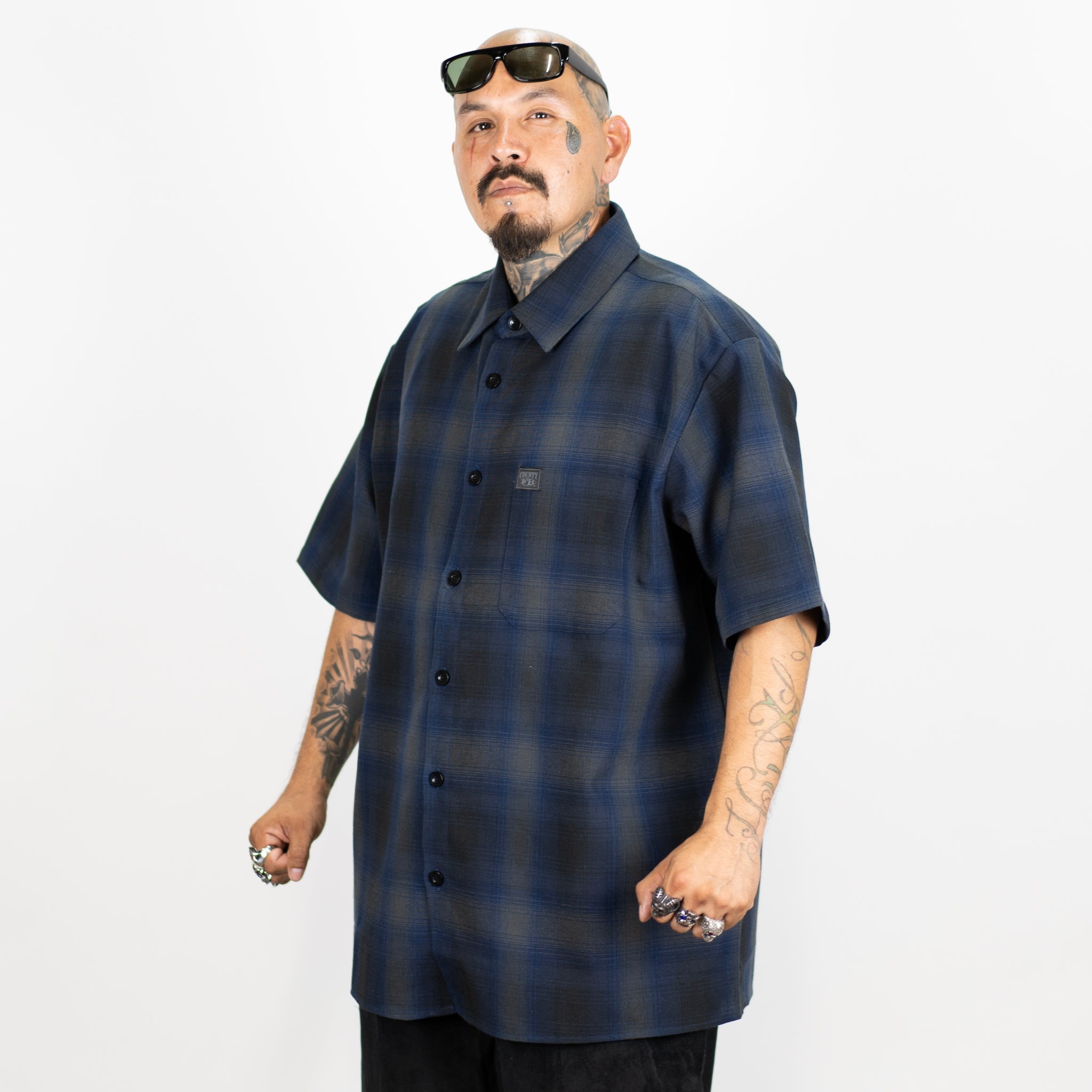 FB County Short Sleeve Checker Flannel Shirt